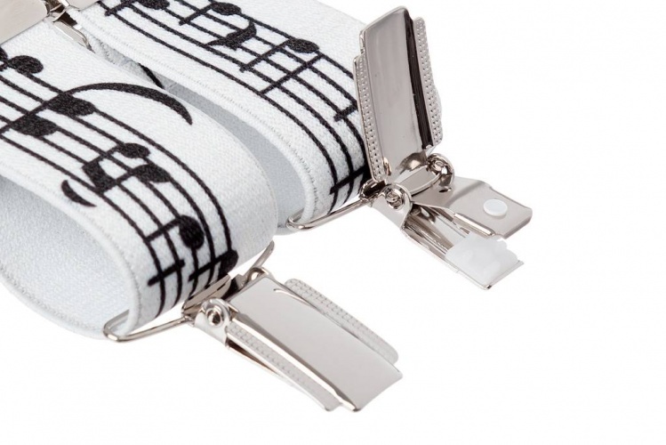 Musical Note Braces | Music Trouser Braces - Gents Shop